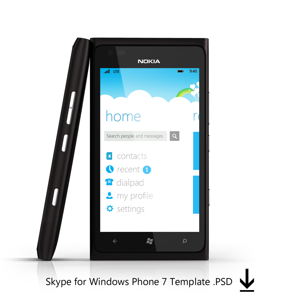 Skype TEMPLATE WP7 by MetroUI on DeviantArt