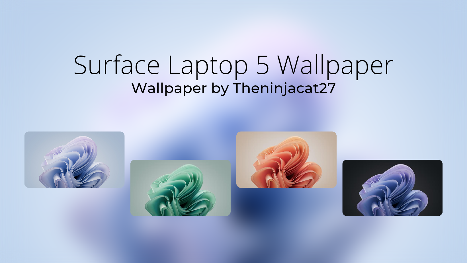 Surface Laptop 5 Wallpapers by TheNinjaCat27 on DeviantArt