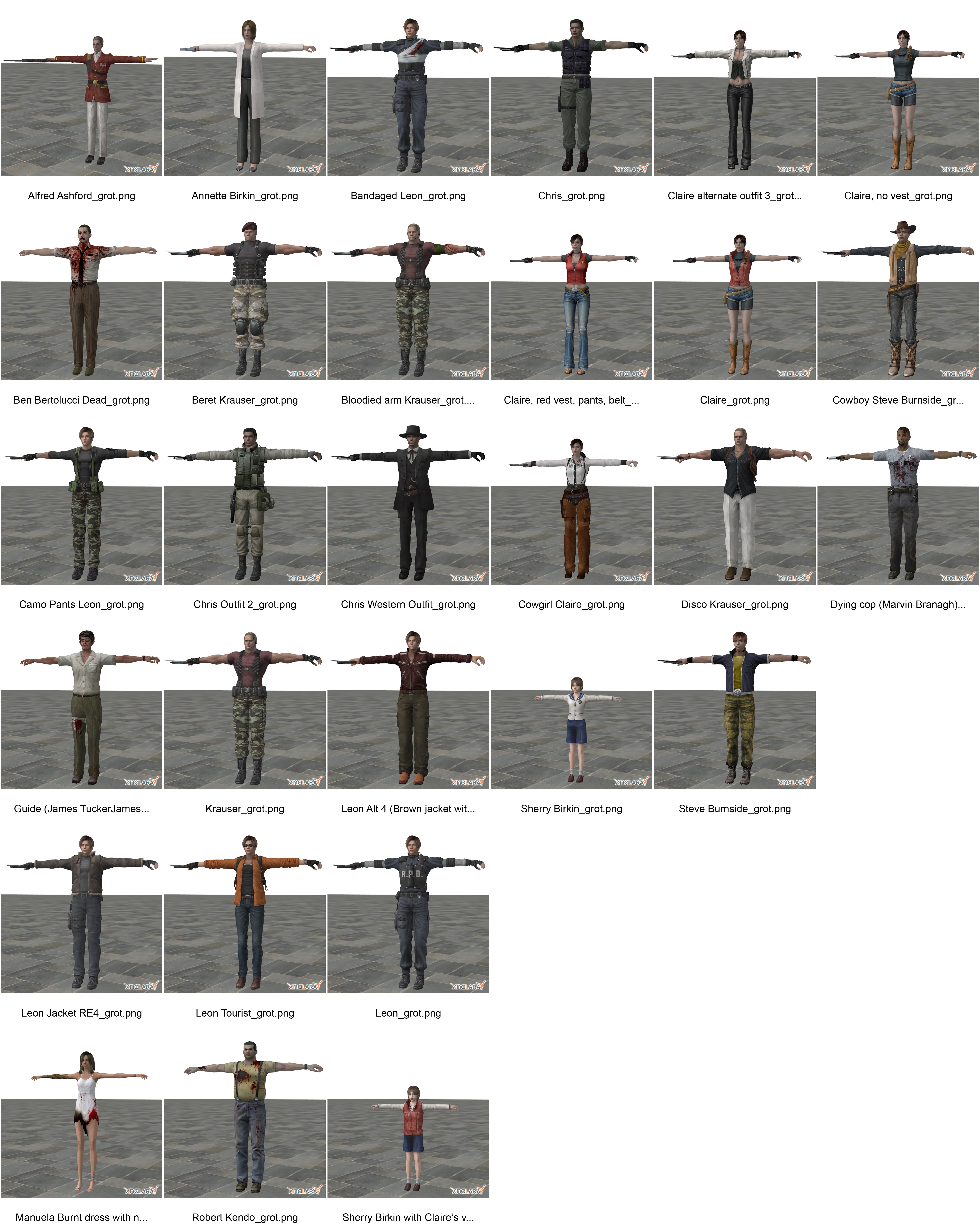 XNALARA BIODC Characters Pack by 6500NYA on DeviantArt