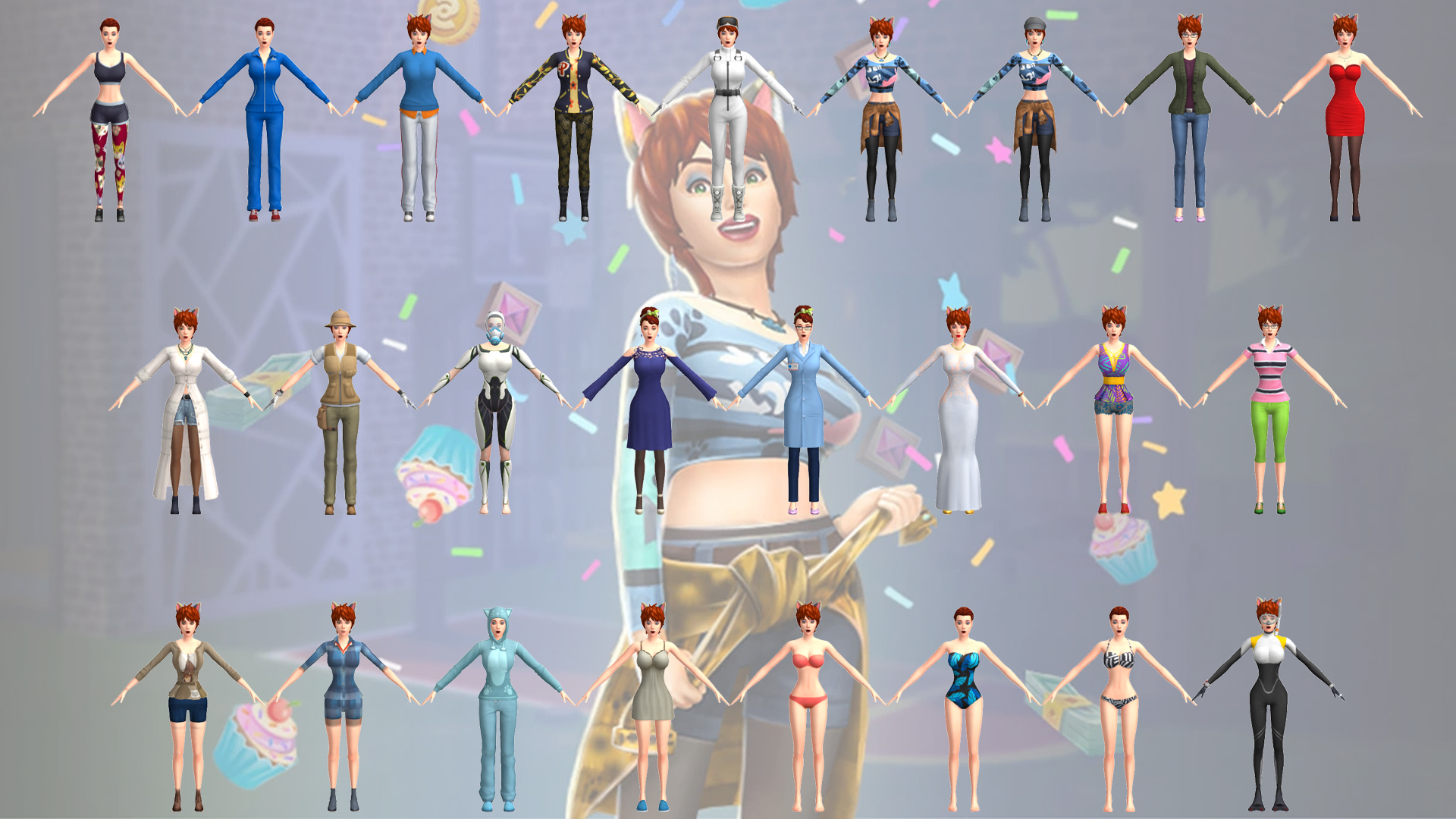 6500NYA's XPS Sims 4 Lynx family Pack by 6500NYA on DeviantArt