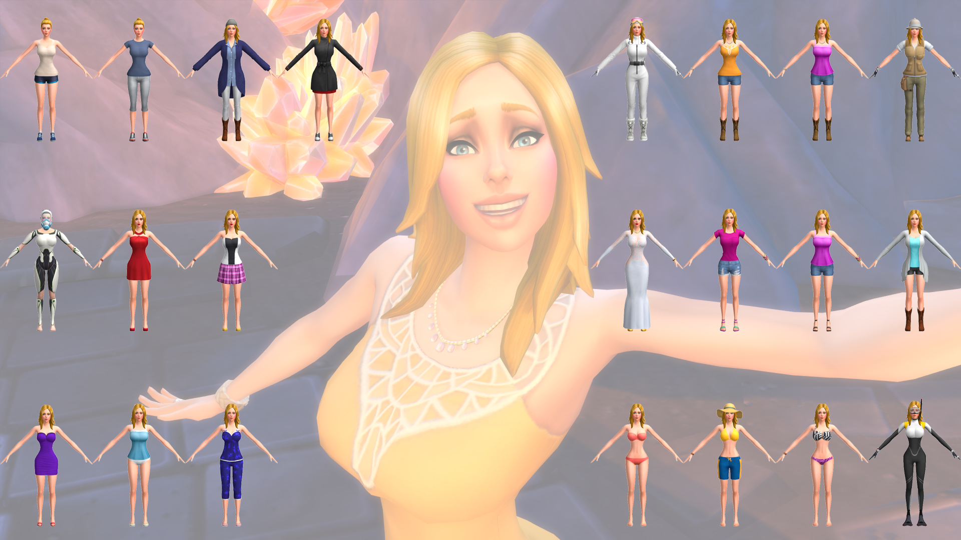 6500nyas Xps Sims 4 Babs Lamour Pack By 6500nya On Deviantart