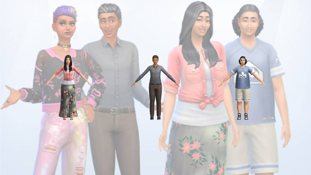6500NYA's XPS Sims 4 Harjo family Pack by 6500NYA on DeviantArt