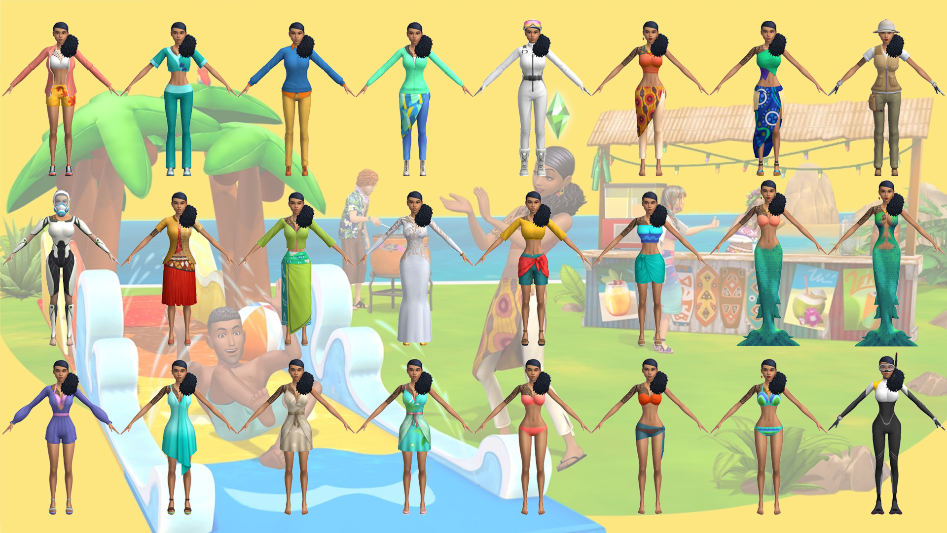 6500NYA's XPS Sims 4 Nalani Mahi'ai Pack by 6500NYA on DeviantArt
