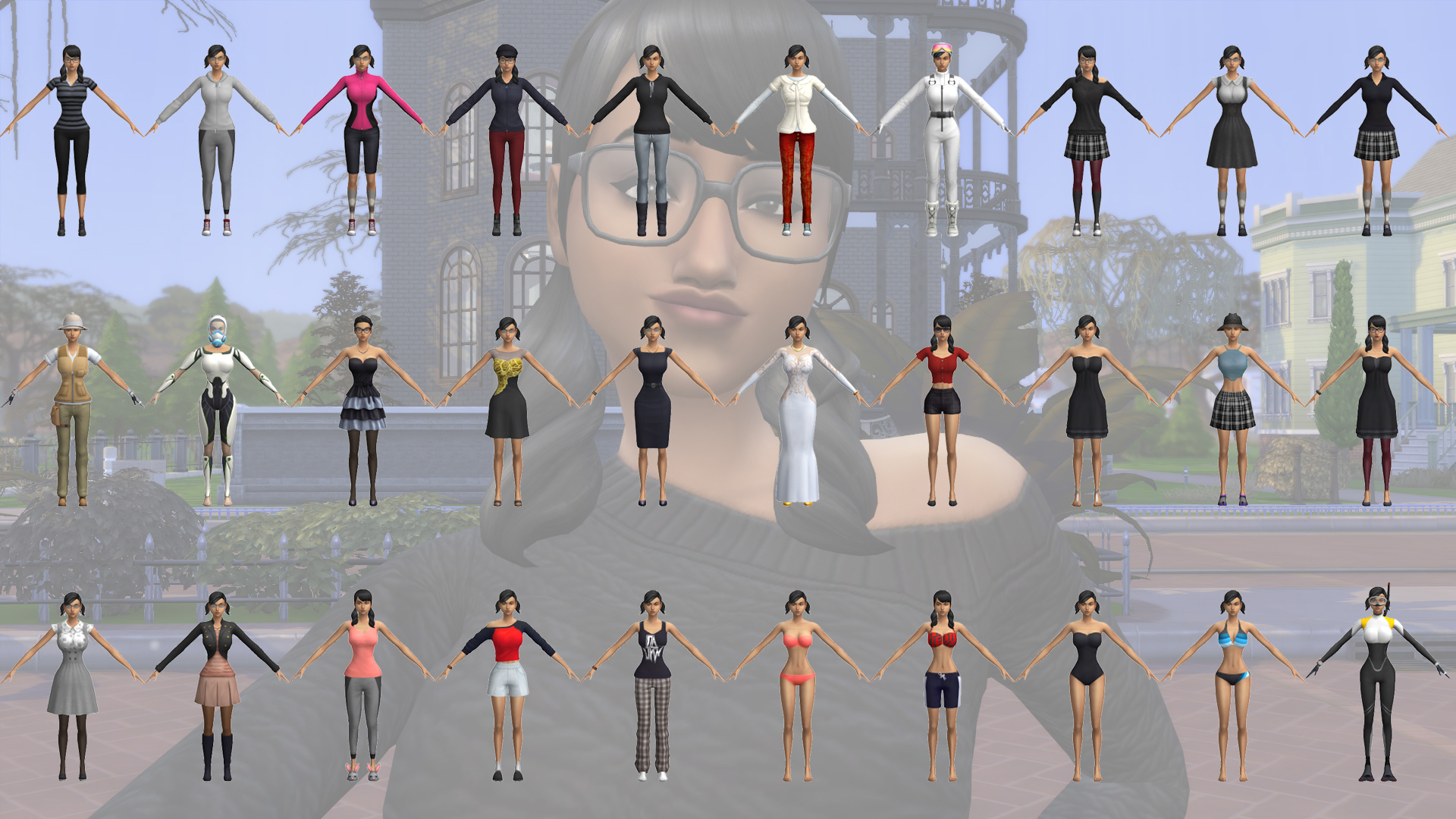 6500NYA's XPS Sims 4 Cassandra Goth Pack by 6500NYA on DeviantArt