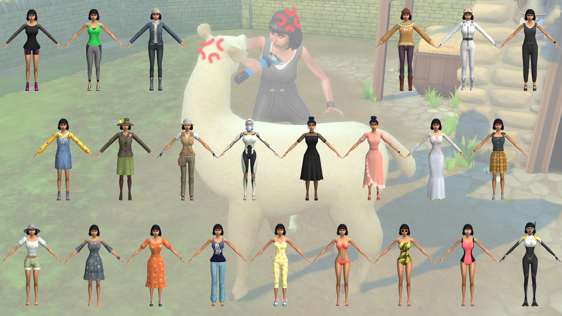 6500NYA's XPS Sims 4 Rashidah Watson Pack by 6500NYA on DeviantArt