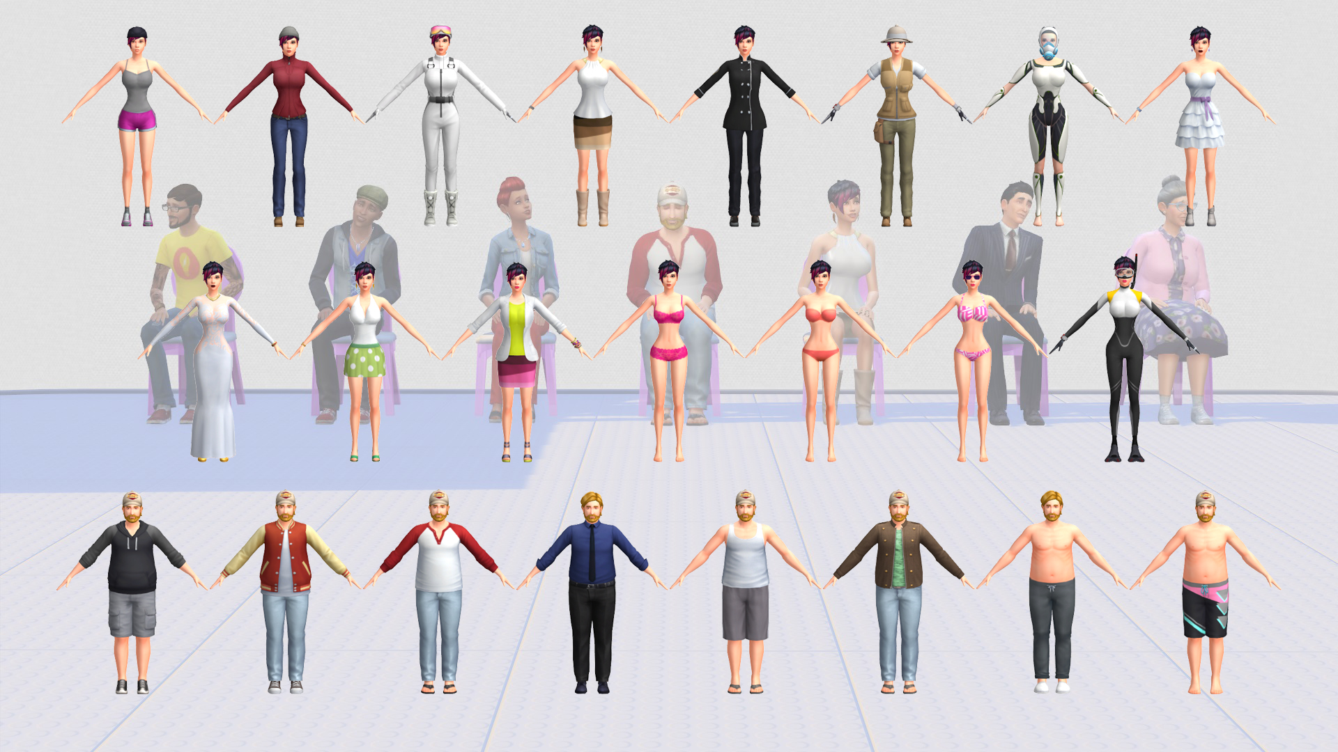 6500NYA's XPS Sims 4 Steve Fogel and June Kay Pack by 6500NYA on DeviantArt