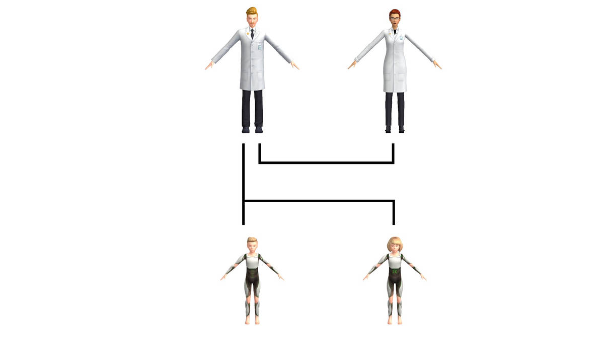 6500NYA's XPS Sims 4 Beaker family Pack by 6500NYA on DeviantArt