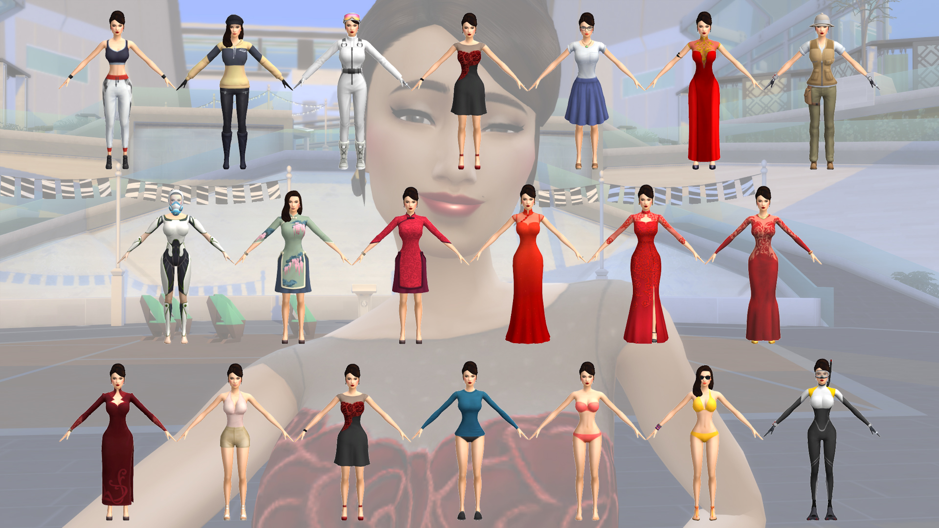6500NYA's XPS Sims 4 Alice Zhao Pack by 6500NYA on DeviantArt