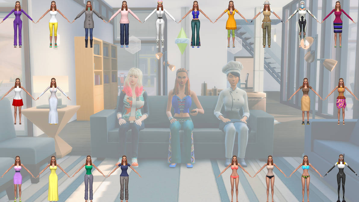 6500NYA's XPS Sims 4 Meaghan Ford Pack by 6500NYA on DeviantArt