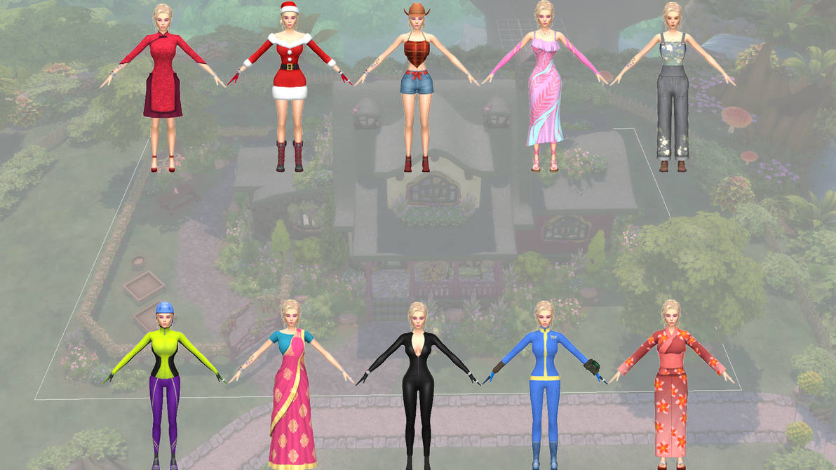 6500NYA's XPS Sims 4 Nadya Kishka Pack by 6500NYA on DeviantArt