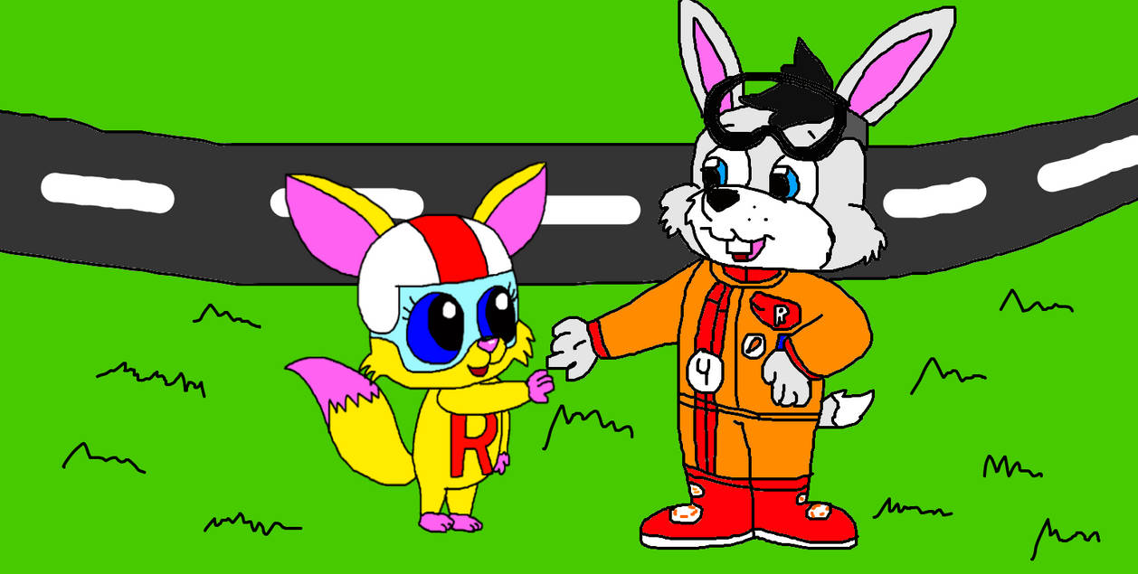 RQ: R meets a Racer Rabbit by ChasesCreations on DeviantArt