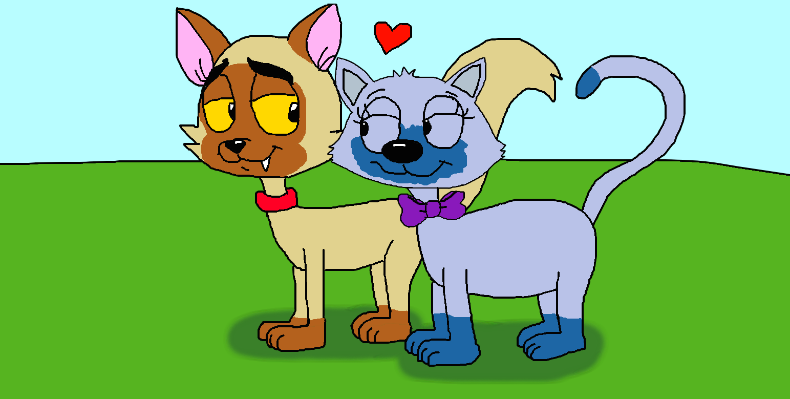 Siamese Cat Love by ChasesCreations on DeviantArt