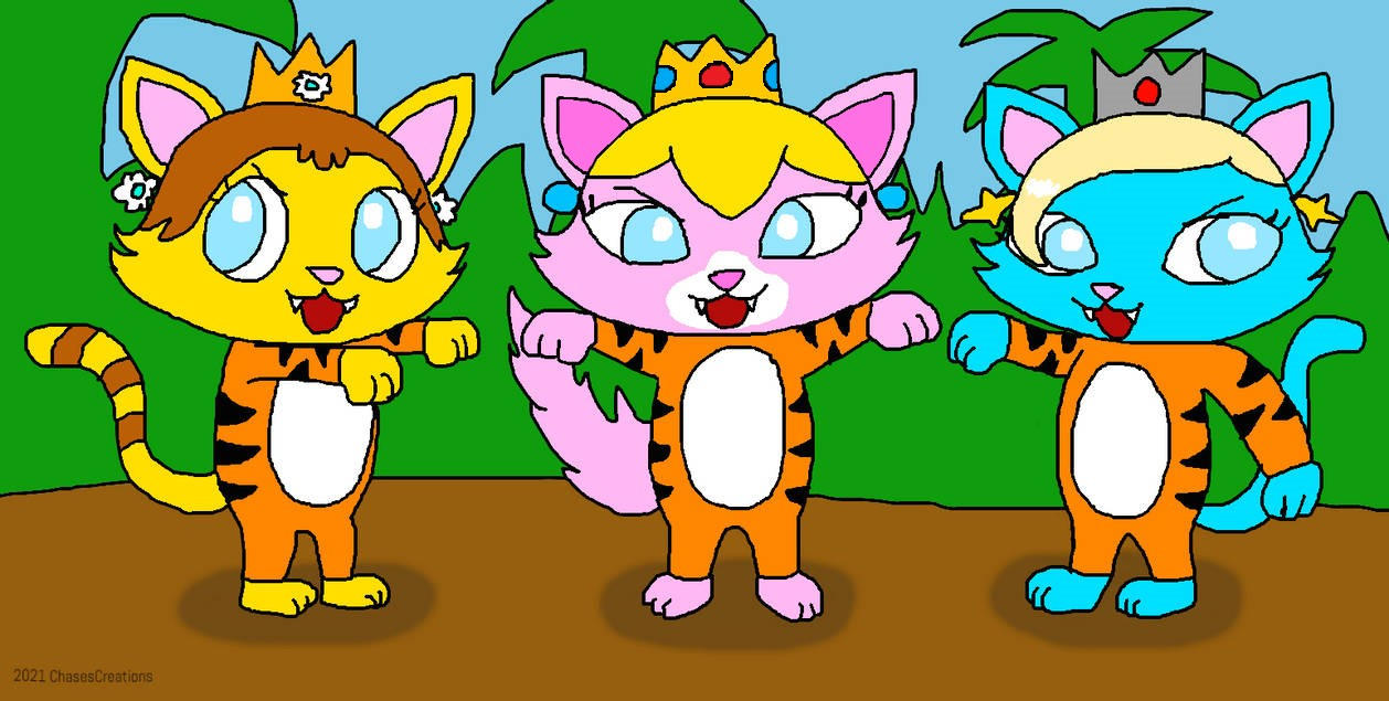 The Crowned Cat Trio Sing Roar by ChasesCreations on DeviantArt