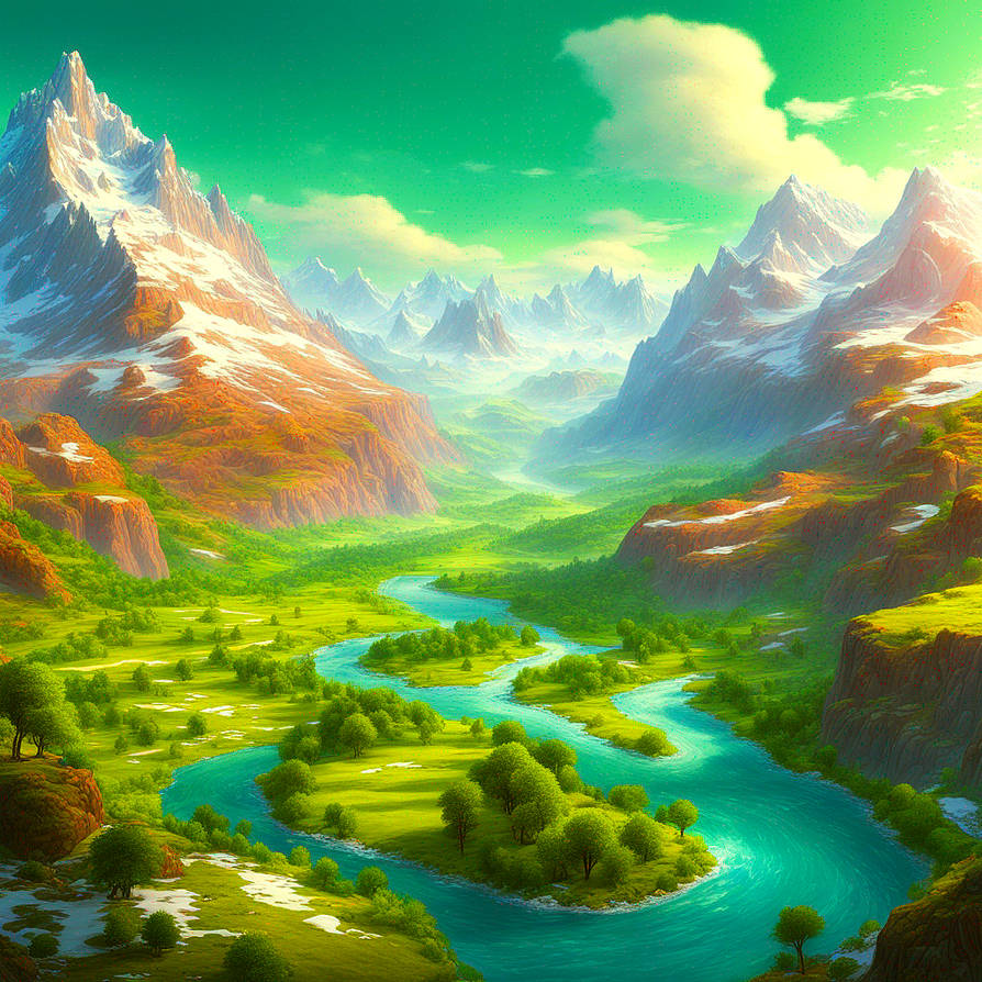 Fantasy world by AZRAQTEAM on DeviantArt