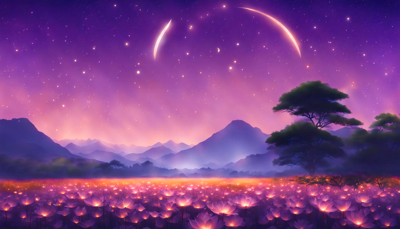 lotus flower field by AZRAQTEAM on DeviantArt