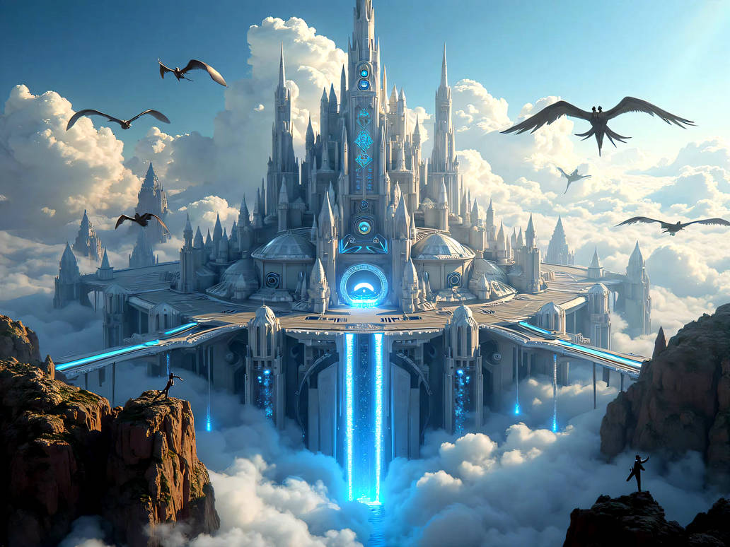 angel castle by AZRAQTEAM on DeviantArt