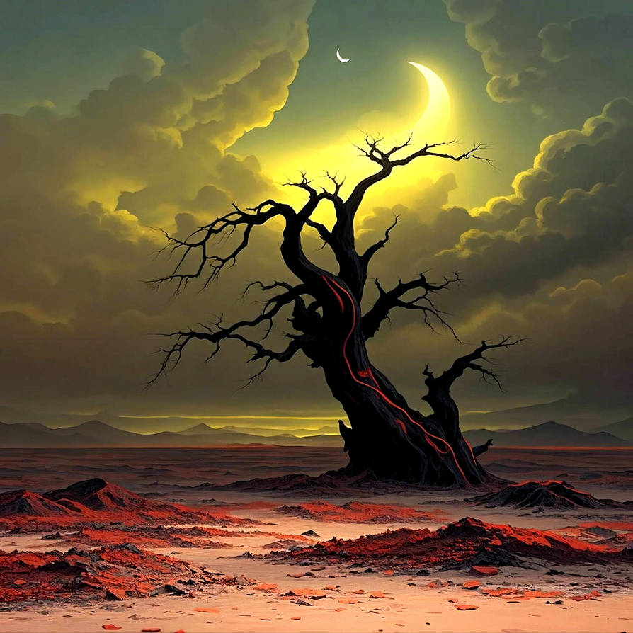 Barren tree by AZRAQTEAM on DeviantArt