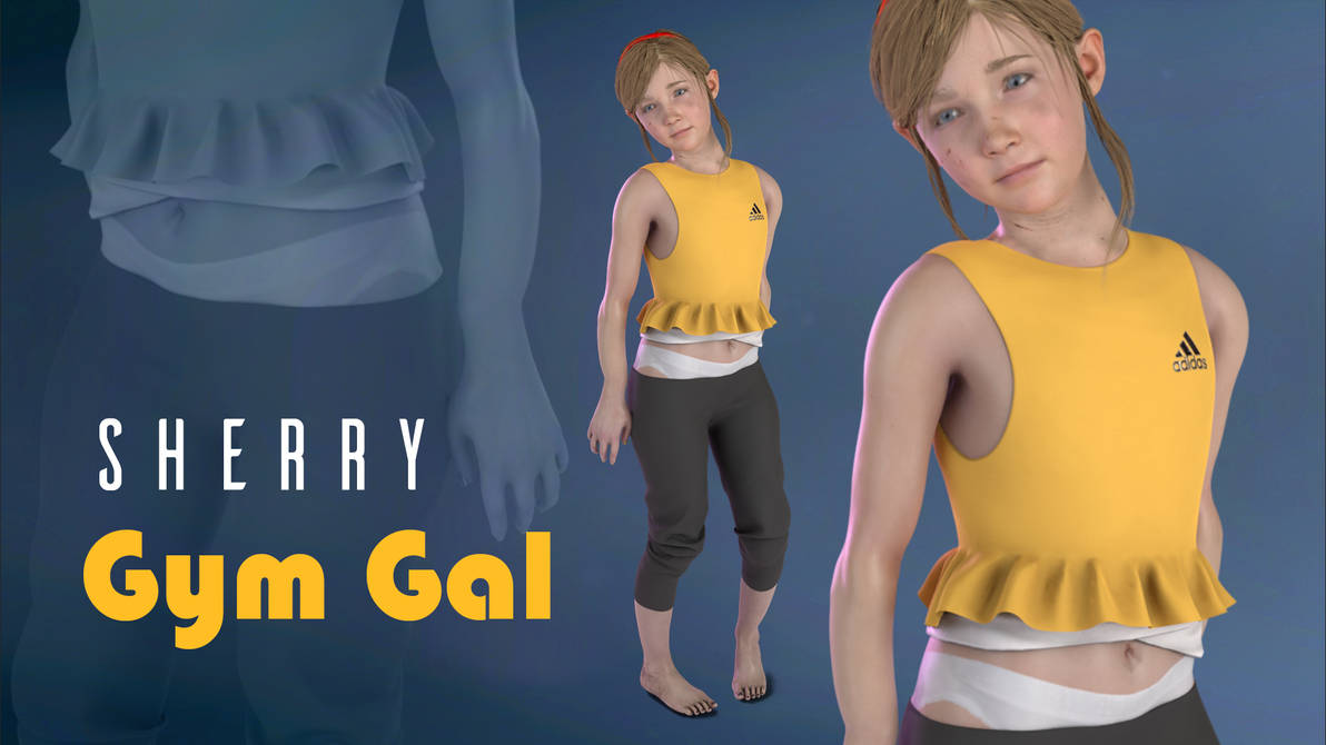 Sherry Birkin 2 Gym Gal v0.9 Mod by Fujnok on DeviantArt
