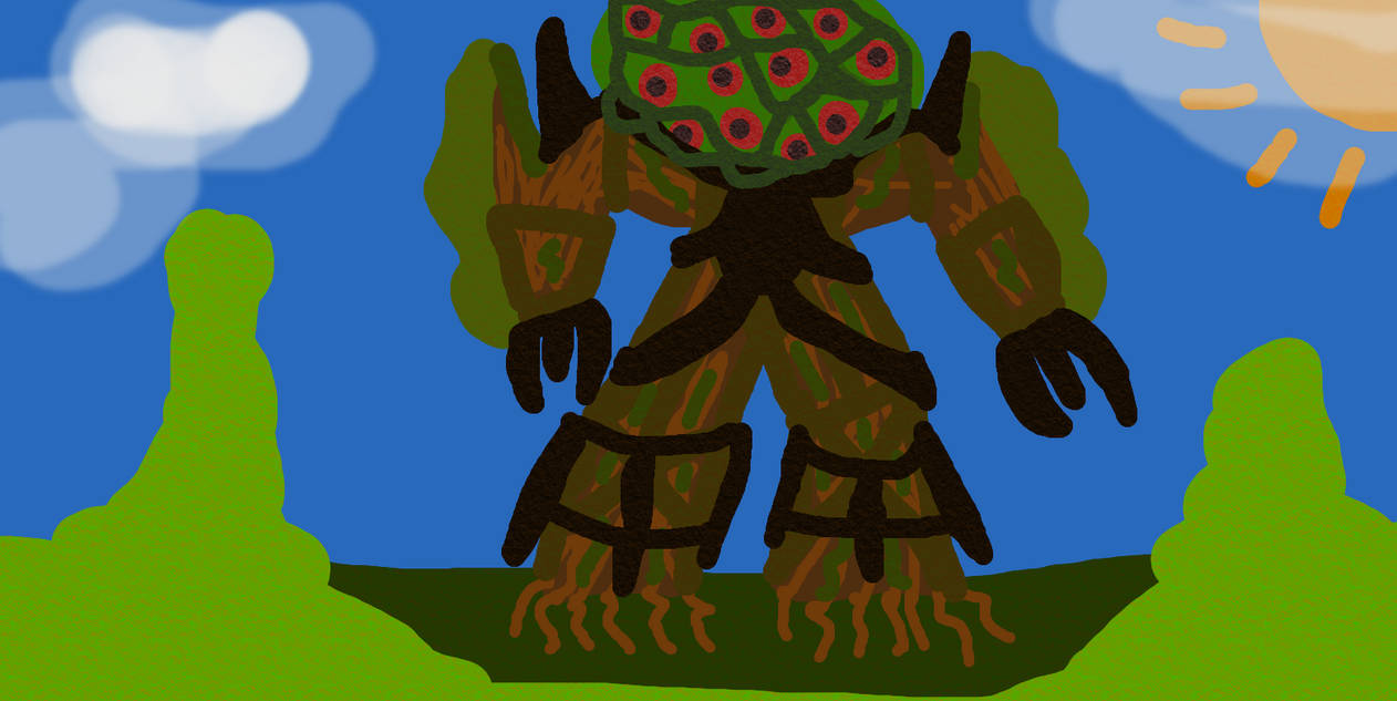 apple tree monster by cybertech02 on DeviantArt
