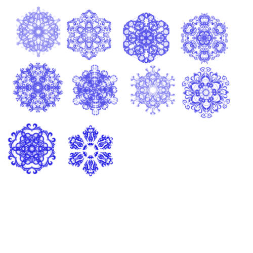brashes snowflaks by anais-anais61 on DeviantArt