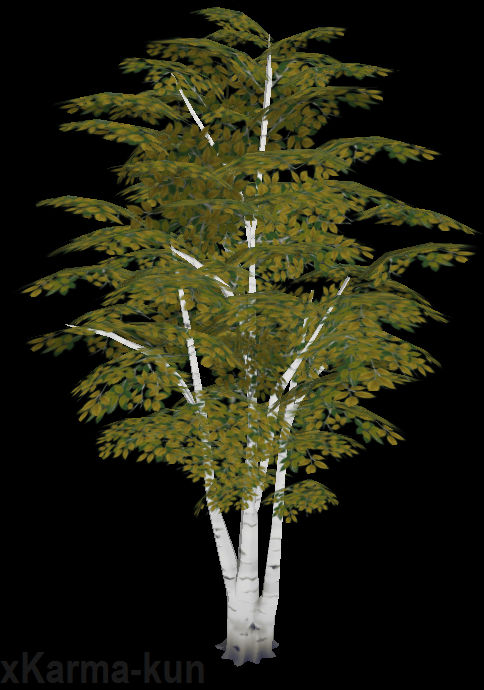 Sims 4 White Birch Tree [XNALARA XPS] by TrashBoiAlex on DeviantArt