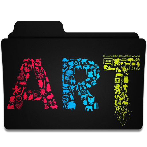Art Folder Icon by akila550 on DeviantArt