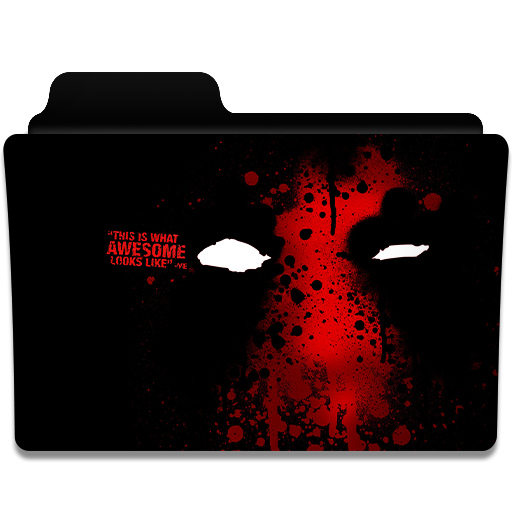 Deadpool Folder Icon V2 by akila550 on DeviantArt