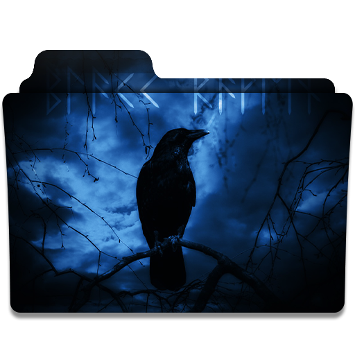 Crow Folder Icon by akila550 on DeviantArt