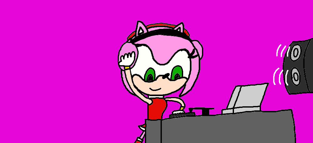 DJ Amy Rose by Drewthethomasfan on DeviantArt
