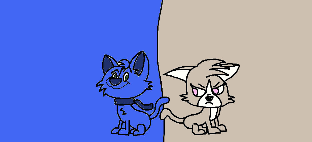 Bubblegum and Gloomy Cat by Drewthethomasfan on DeviantArt