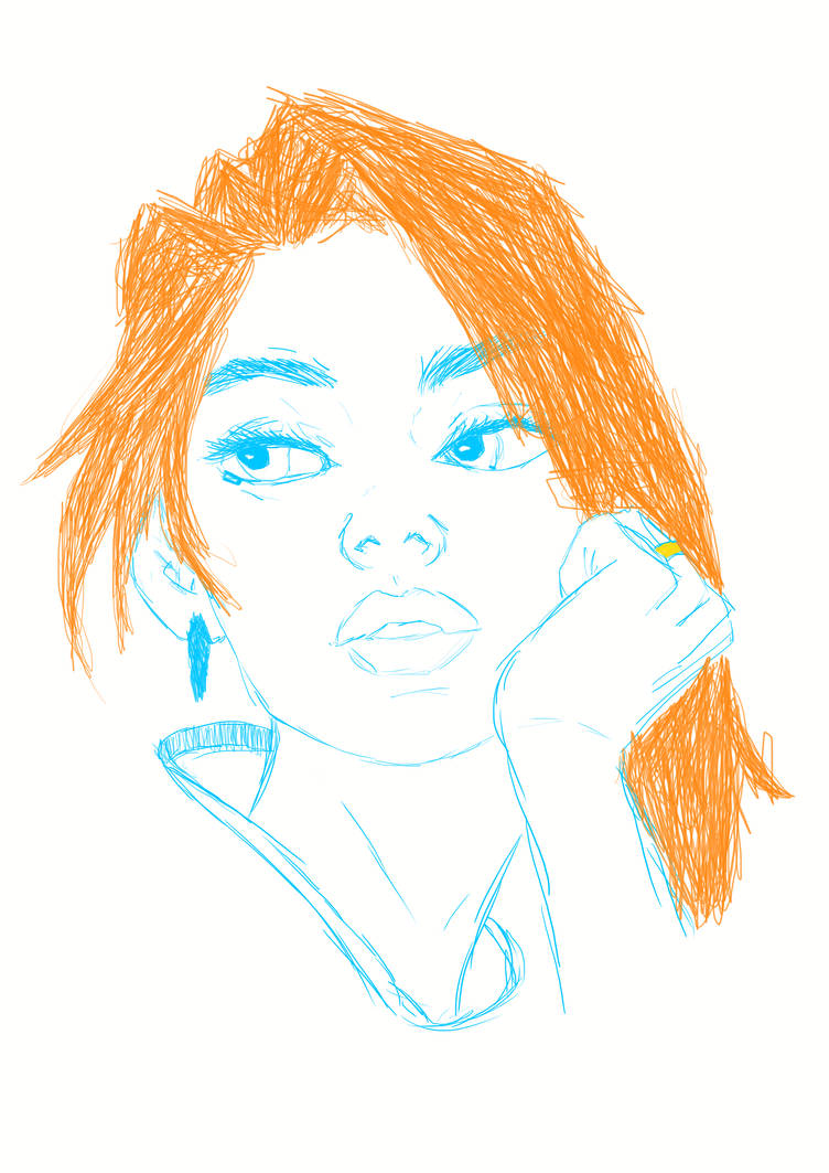Girl sketch 3 by GeorgePrior on DeviantArt