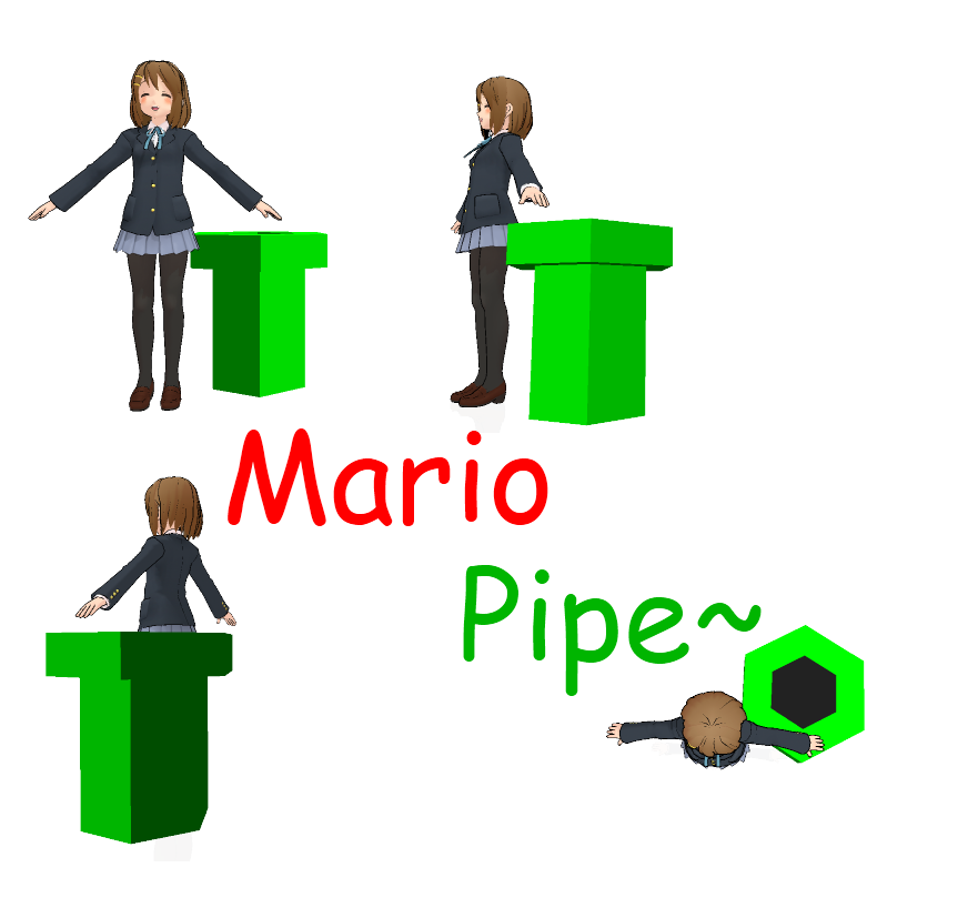 ::MMD:: Mario Green Pipe + Download by KyoLoverKairi on DeviantArt