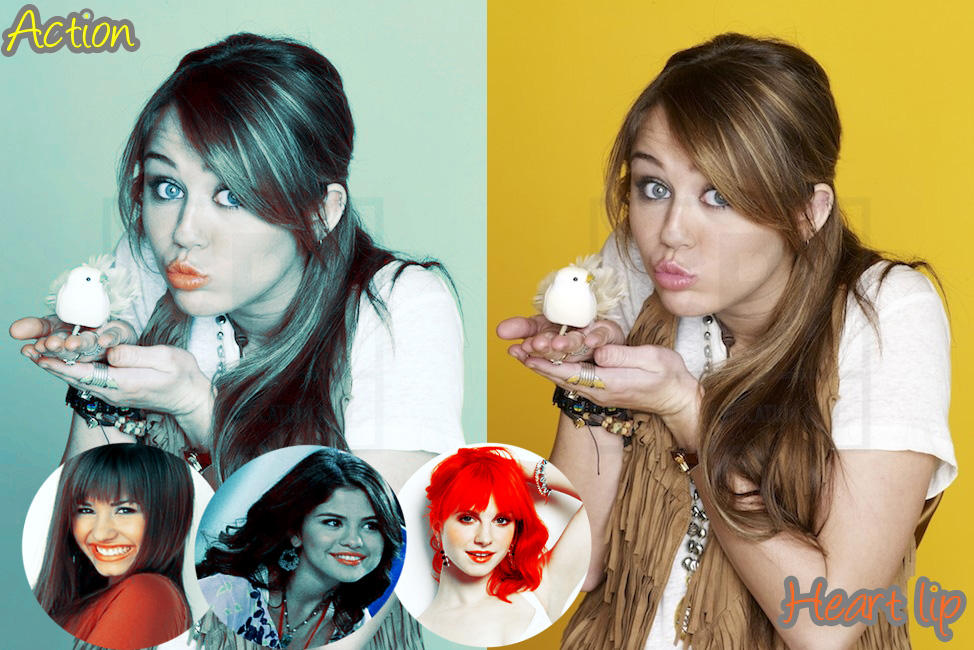 Miley Cyrus Action by ValeemCyrus on DeviantArt