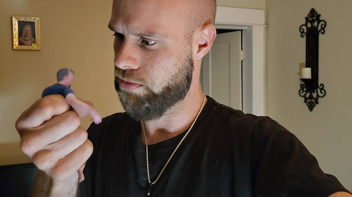 Giant hand held 1 (clip) by tinymich on DeviantArt