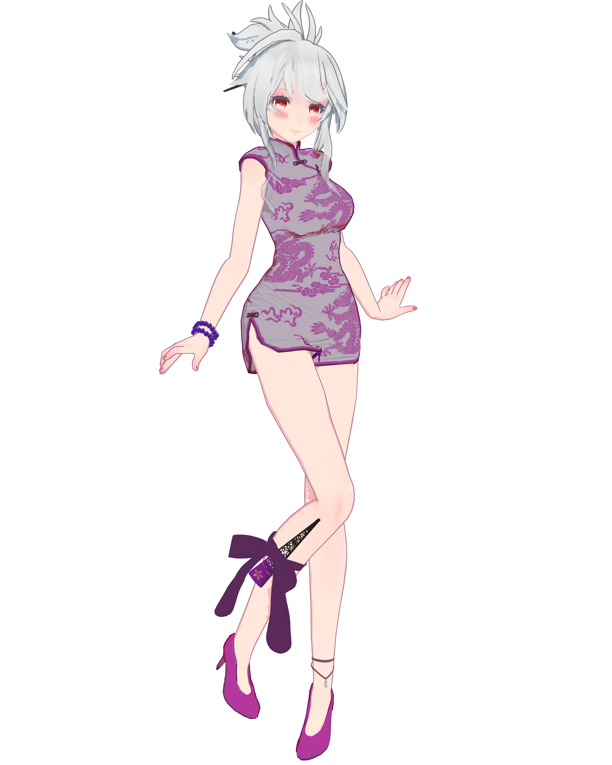 DOWNLOAD: TDA Haku Qipao by ritsuuma on DeviantArt