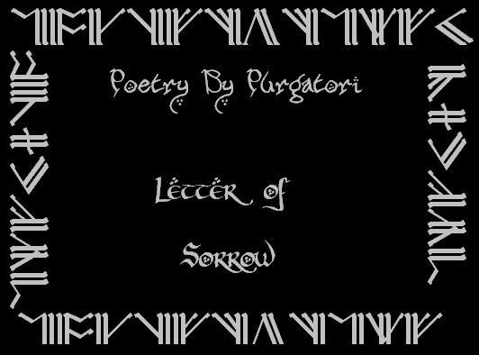 Letter of Sorrow by purgatori on DeviantArt