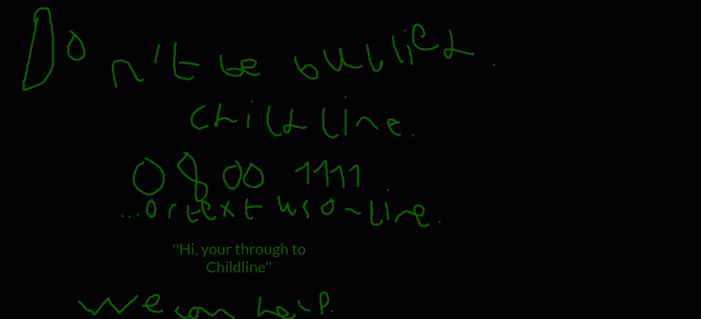 Childline Advert by Infinitethejackal203 on DeviantArt