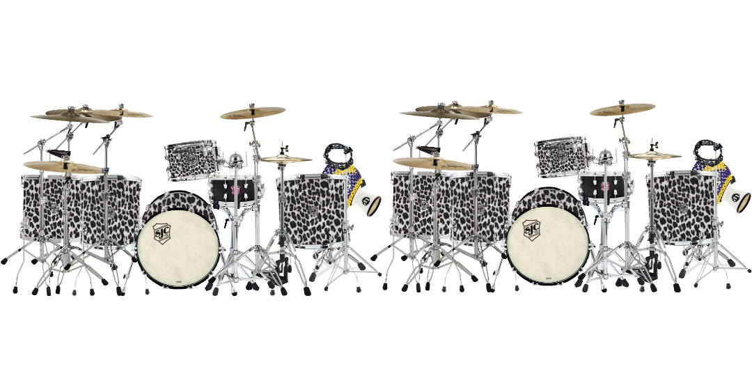 The Hella Mega Tour Drums set by Pattylarosa on DeviantArt