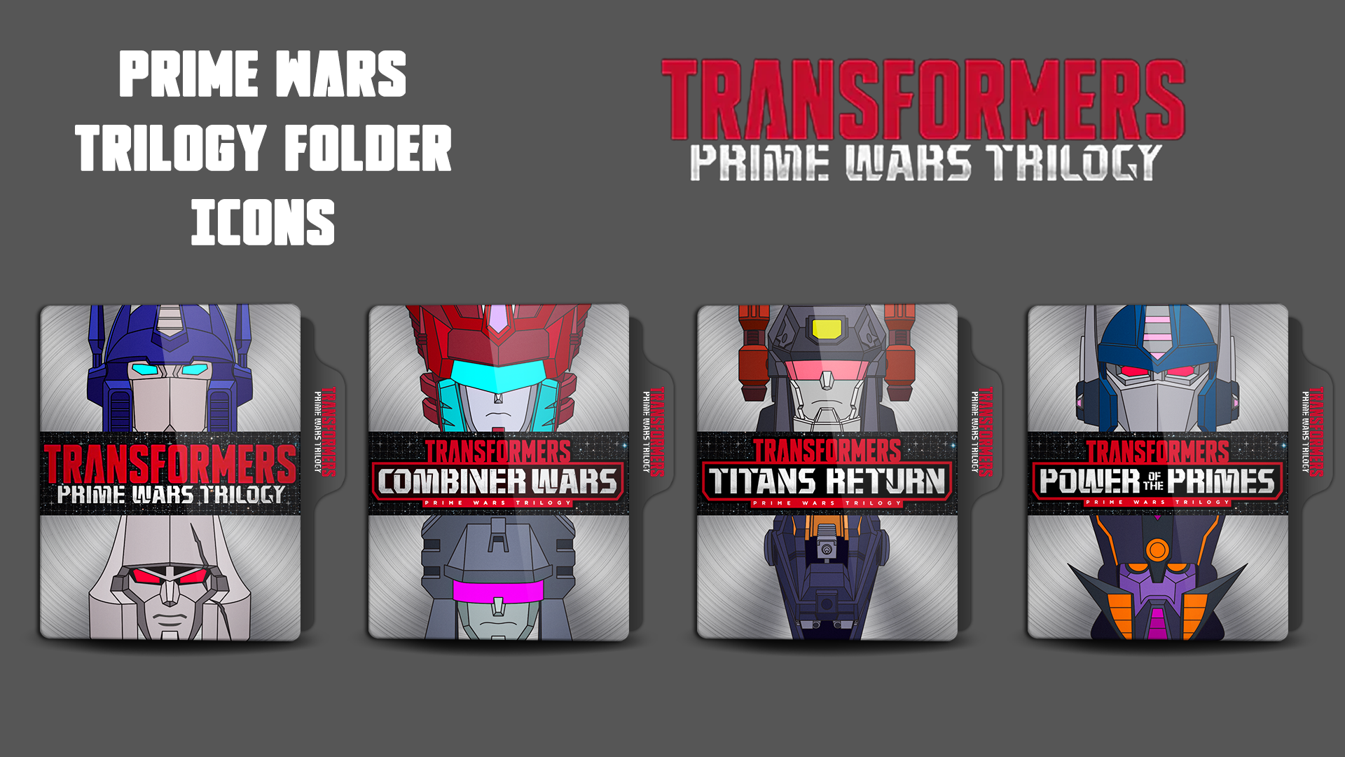 Prime Wars Trilogy Folder Icons by Putz7 on DeviantArt