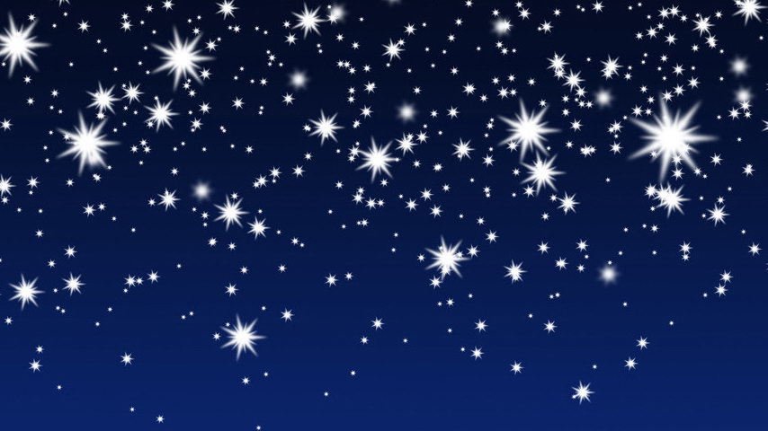 Cartoon Starry Sky