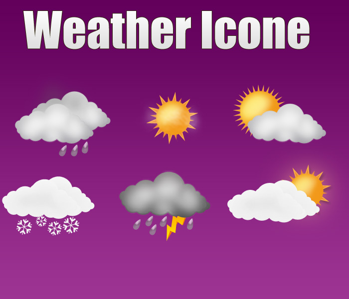 Weather Icones by webodream on DeviantArt
