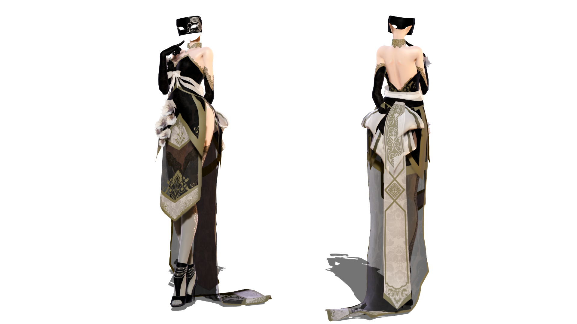 Model DL - TDA Phantom Lady Base *Updated* by elina002 on DeviantArt