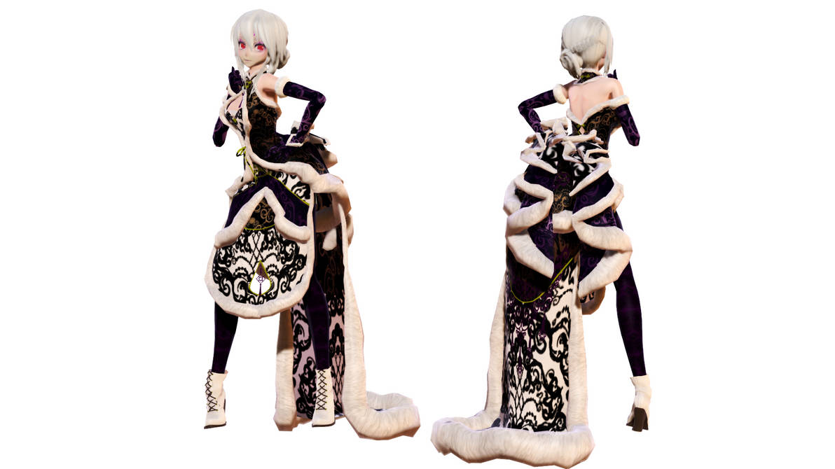 Model DL - TDA Winter China Dress Haku by elina002 on DeviantArt