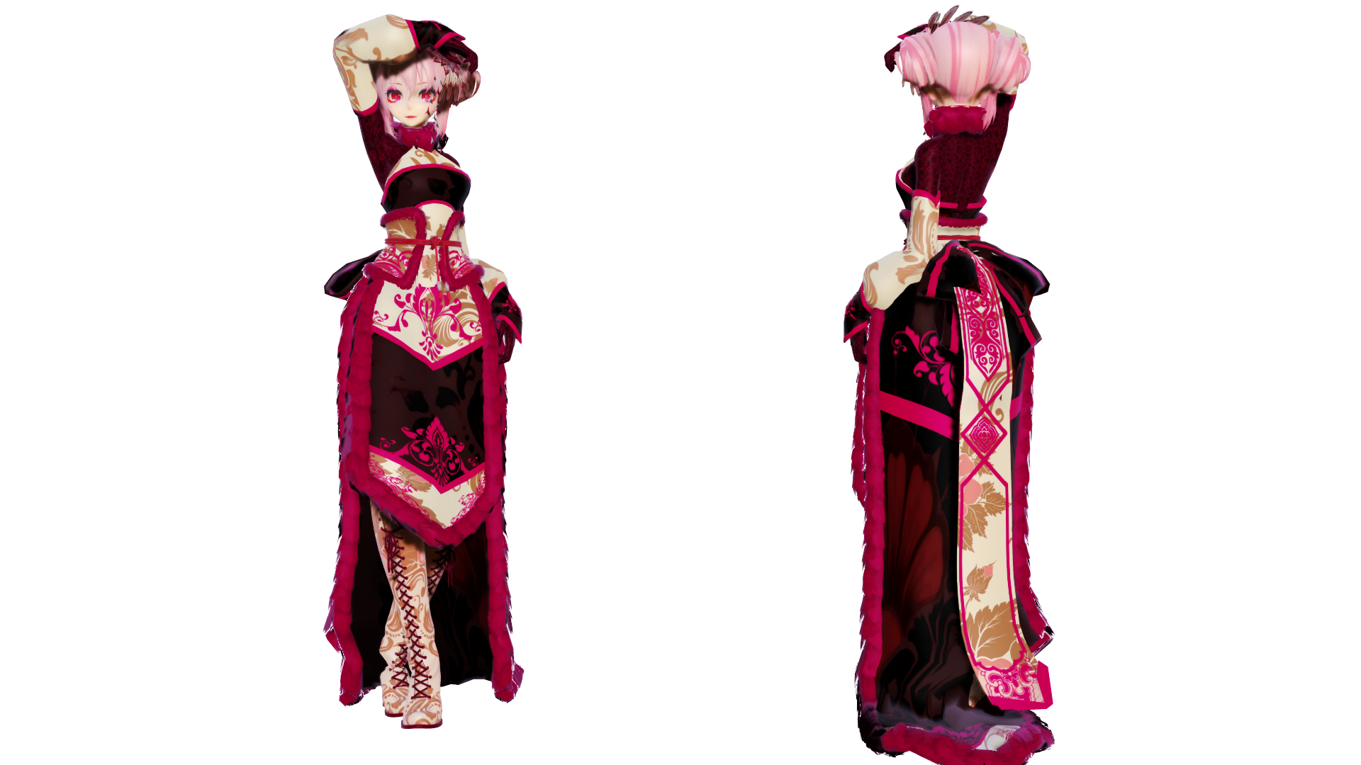 Model Dl Tda Winter Chinese Dress Luka By Elina002 On Deviantart