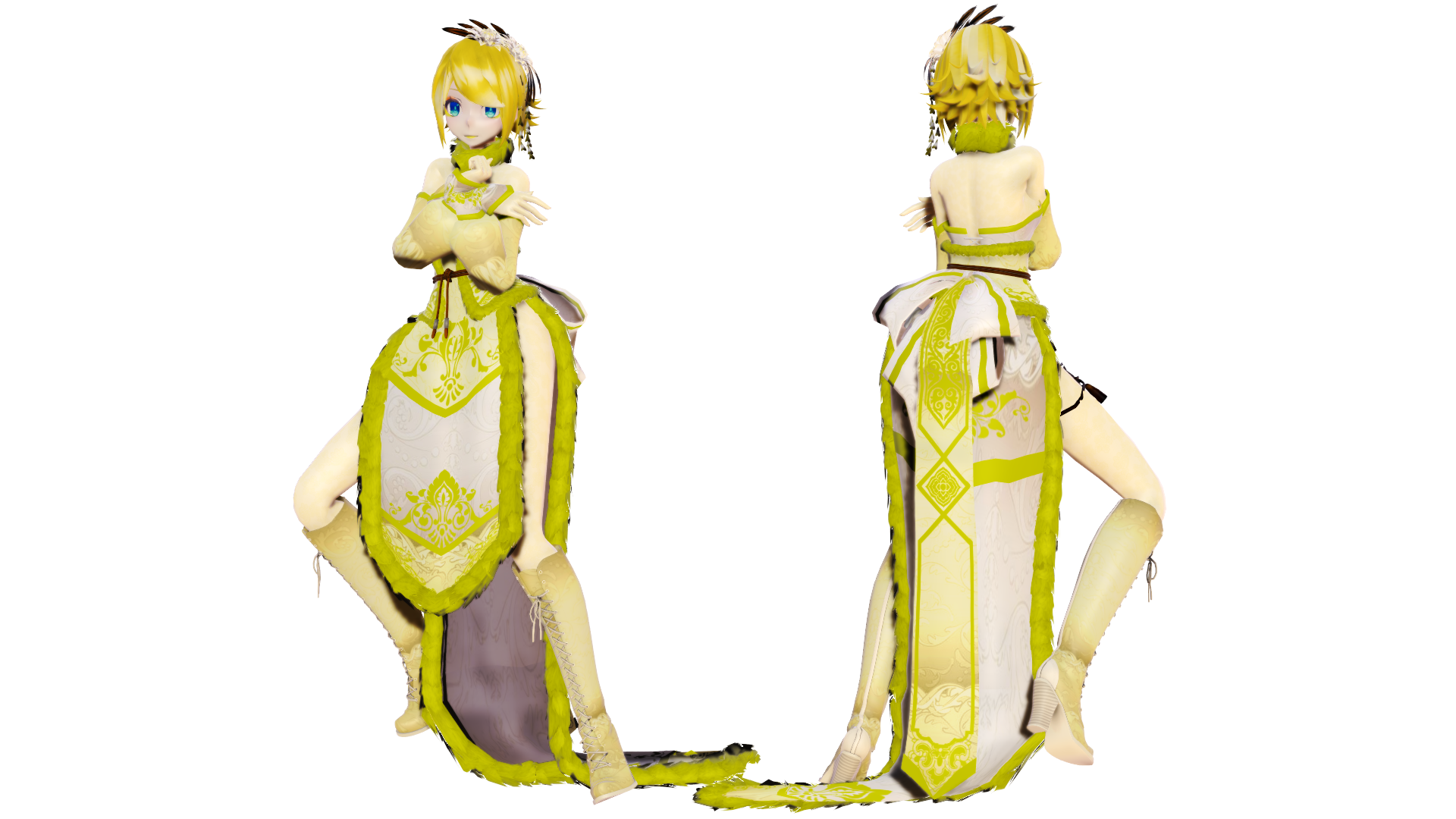 Model DL - TDA Winter Chinese Rin by elina002 on DeviantArt