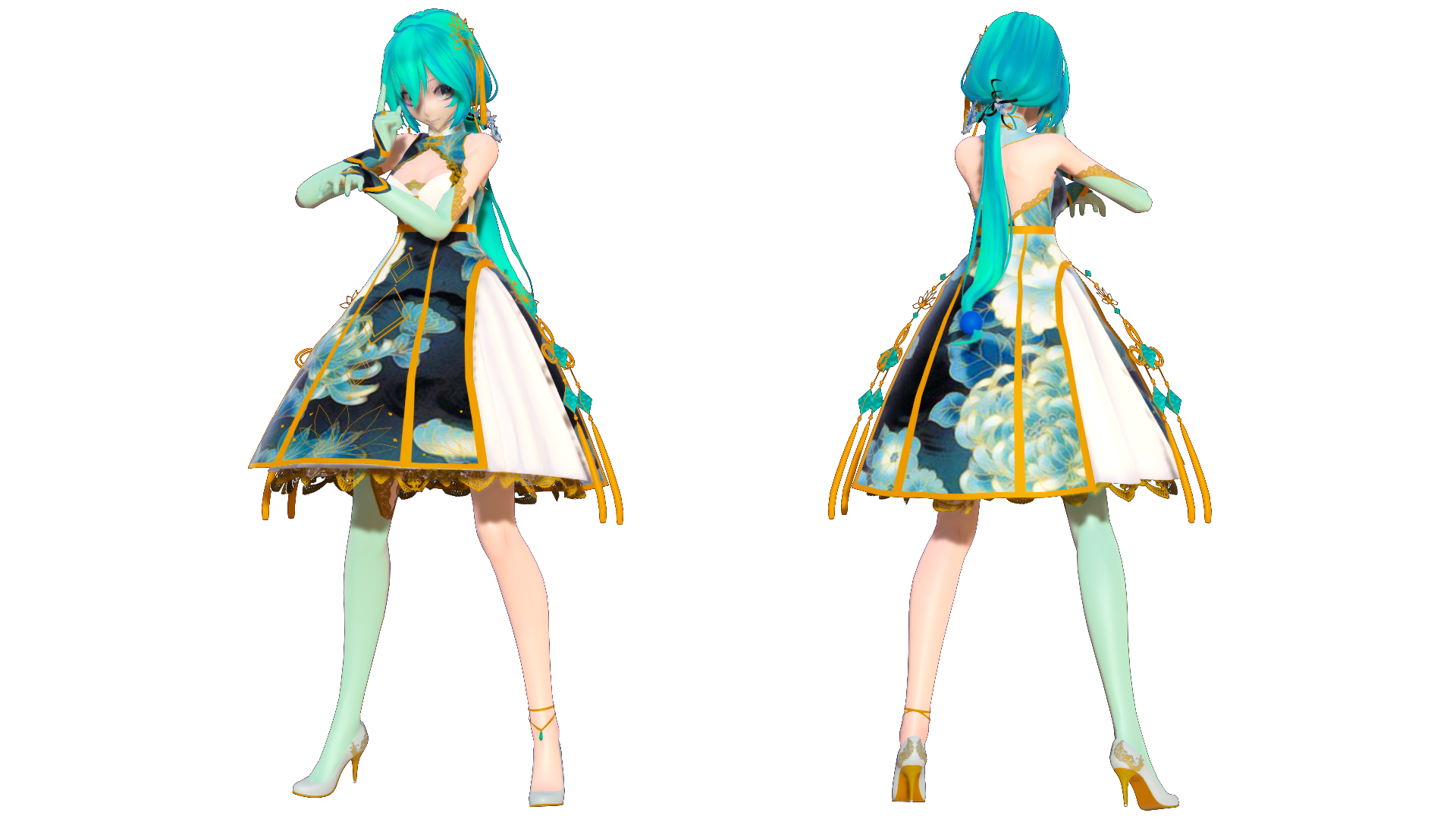 Model DL - TDA Chinese Bloom Miku by elina002 on DeviantArt