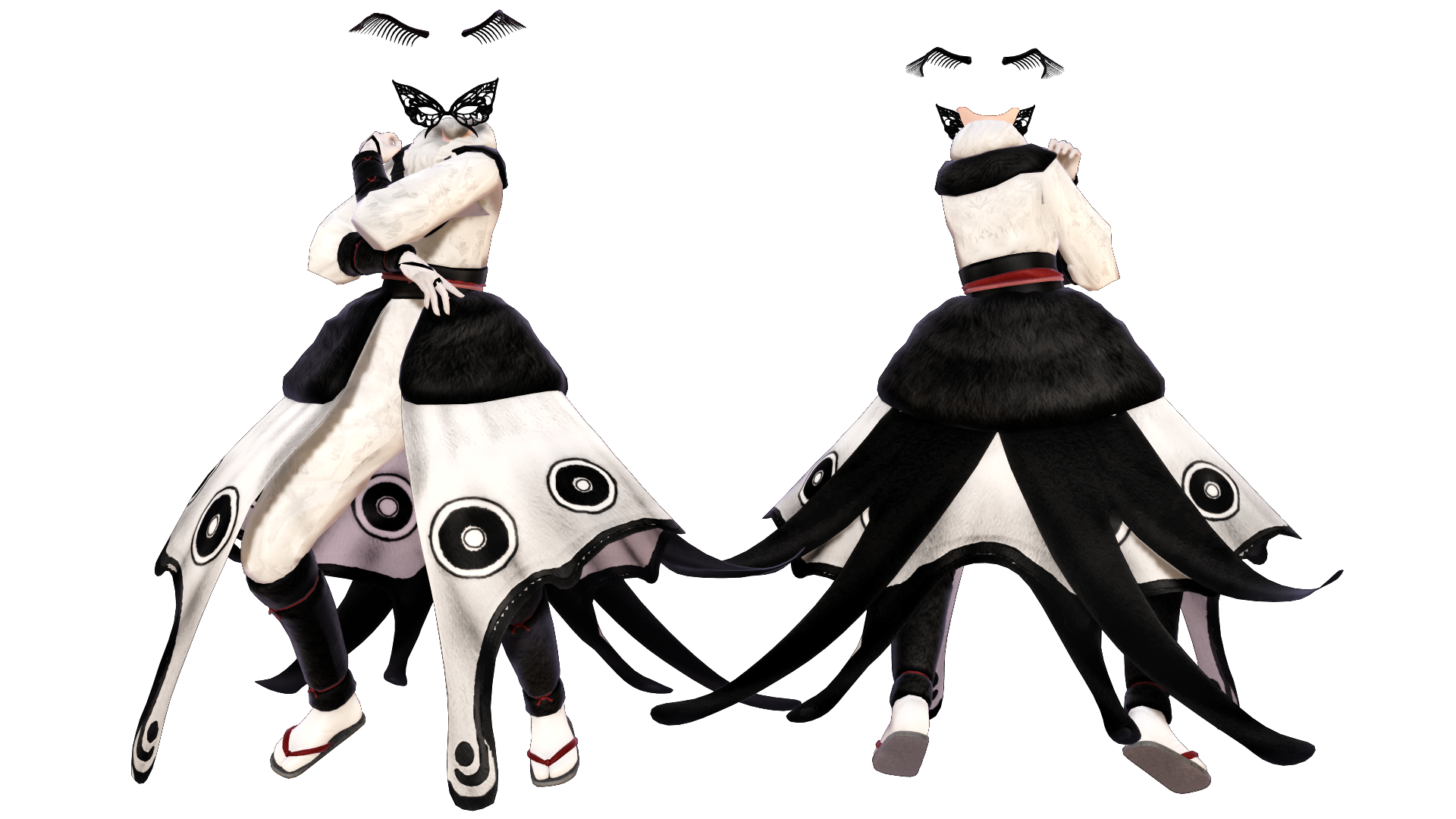 Model DL - TDA White Moth base by elina002 on DeviantArt