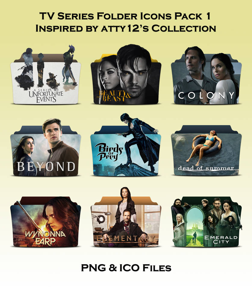 TV Series Folder Icons - Pack 1 by oakabdulla on DeviantArt