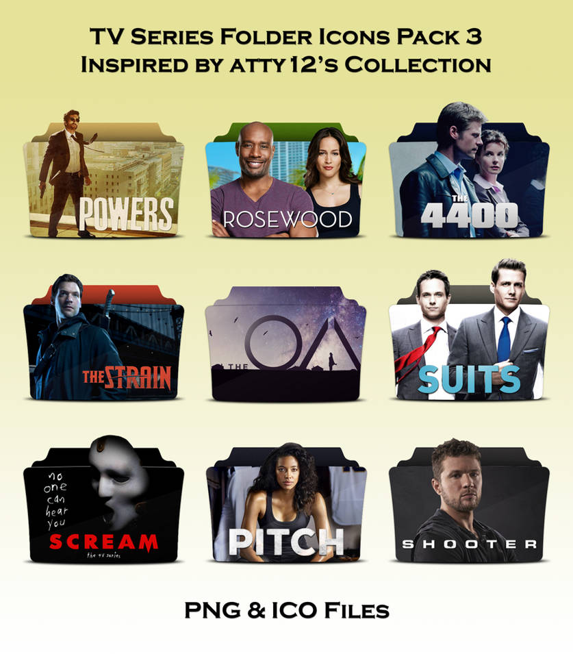 TV Series Folder Icons - Pack 3 by oakabdulla on DeviantArt