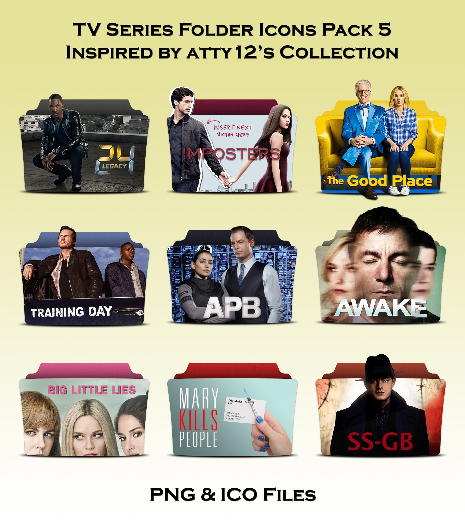 TV Series Folder Icons - Pack 5 by oakabdulla on DeviantArt